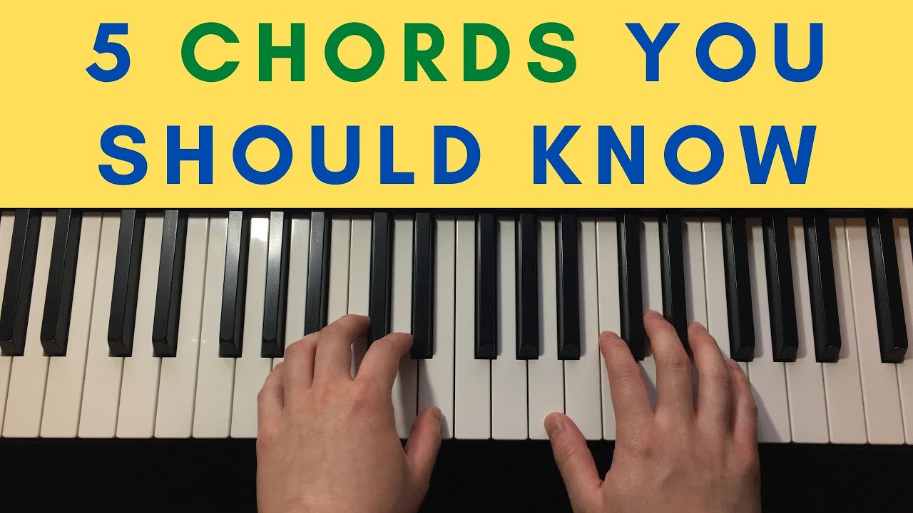5 Chord Types EVERY Pianist Needs to Know. - YouTube