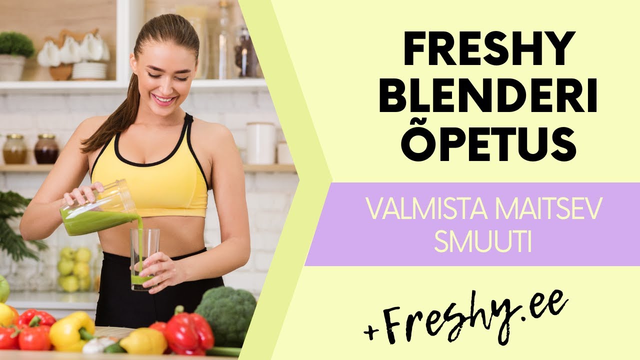 Freshy - kaasaskantava smuutiblenderi kasutusjuhend #smuuti #smuutiretsept #smuutiblender - YouTube