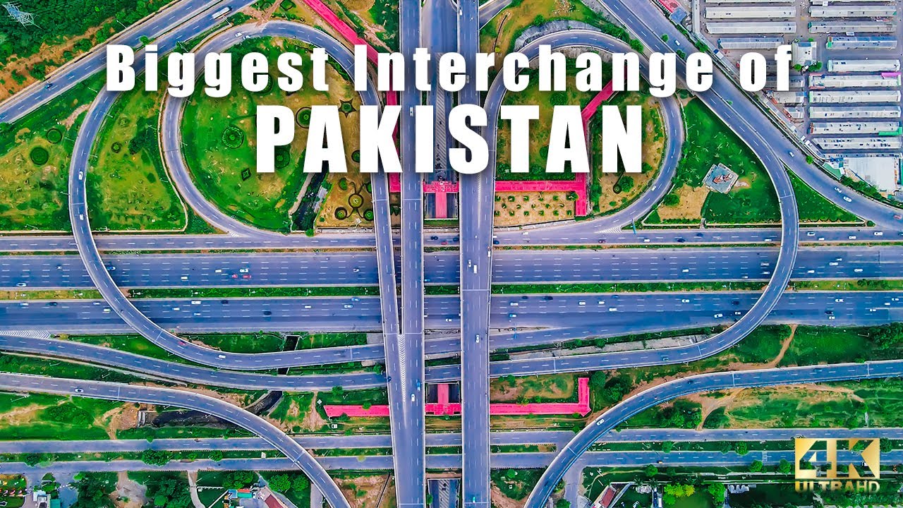 4k - Biggest Interchange of Pakistan in Islamabad | Peshawar Mor / G9 ...