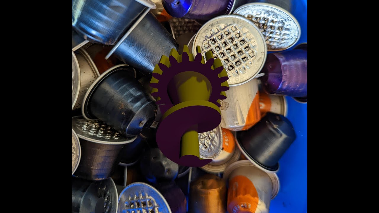 3D Printed Coffee Pod Recycling Tool - YouTube