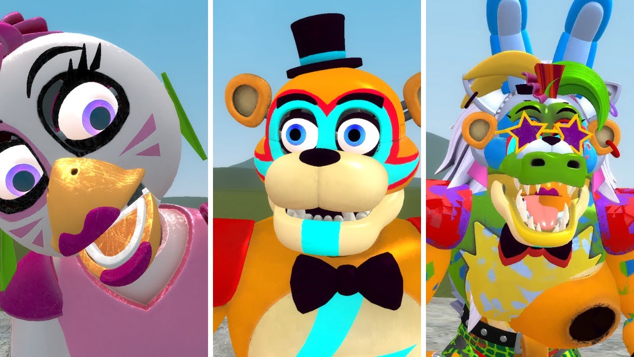 I combined all fnaf sb animatronics In Garry's Mod! (Five Nights at ...