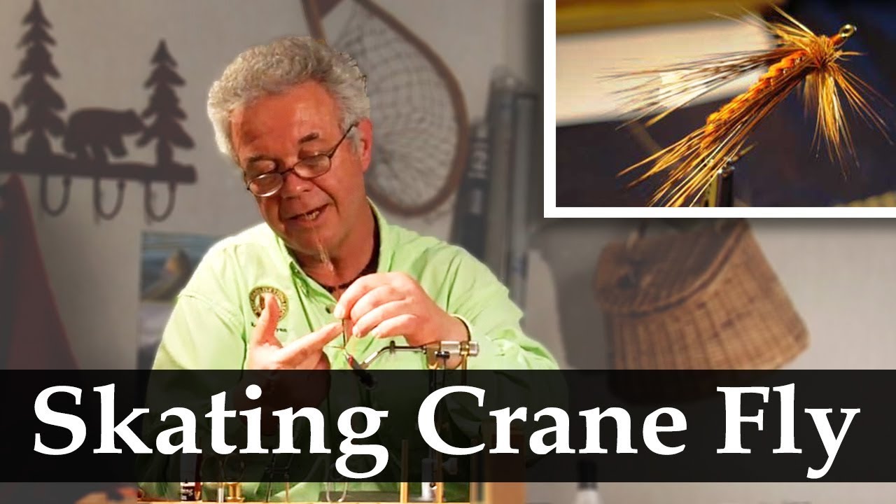 Randy Flynn: Skating Crane Fly video pattern tying tutorial - YouTube
