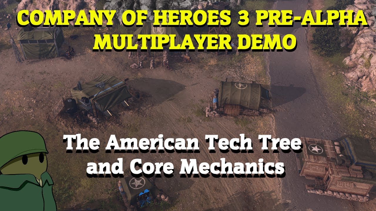 Company of Heroes 3 Pre-Alpha: USF Tech Tree and Core Mechanics - YouTube