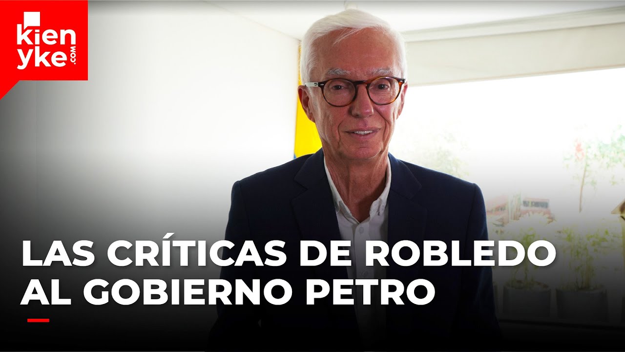 Jorge Enrique Robledo habla de su vida política y analiza el gobierno ...