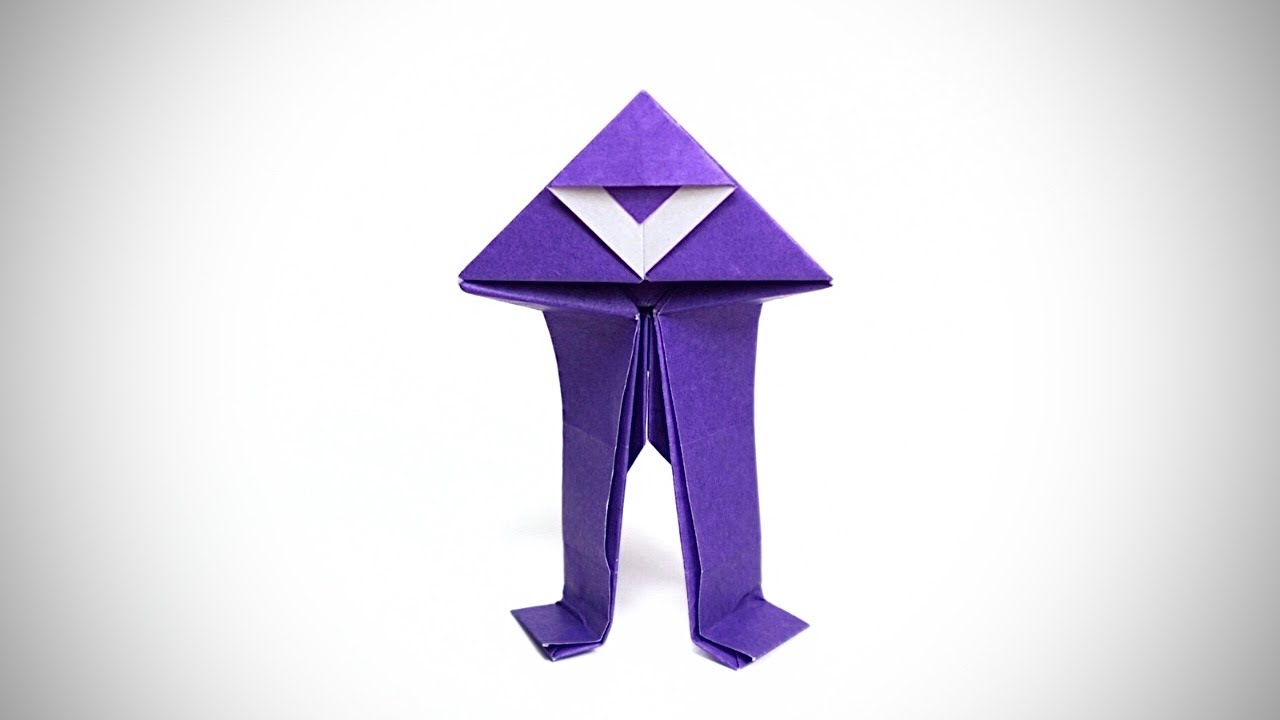 Easy Origami Cyclops: Fold a Long-Legged One-Eyed Monster! (Riki Saito ...