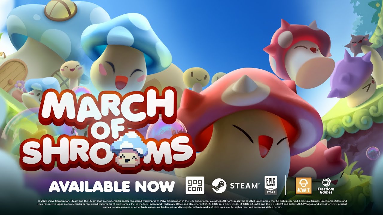 March of Shrooms | Launch Trailer | Freedom Games - YouTube