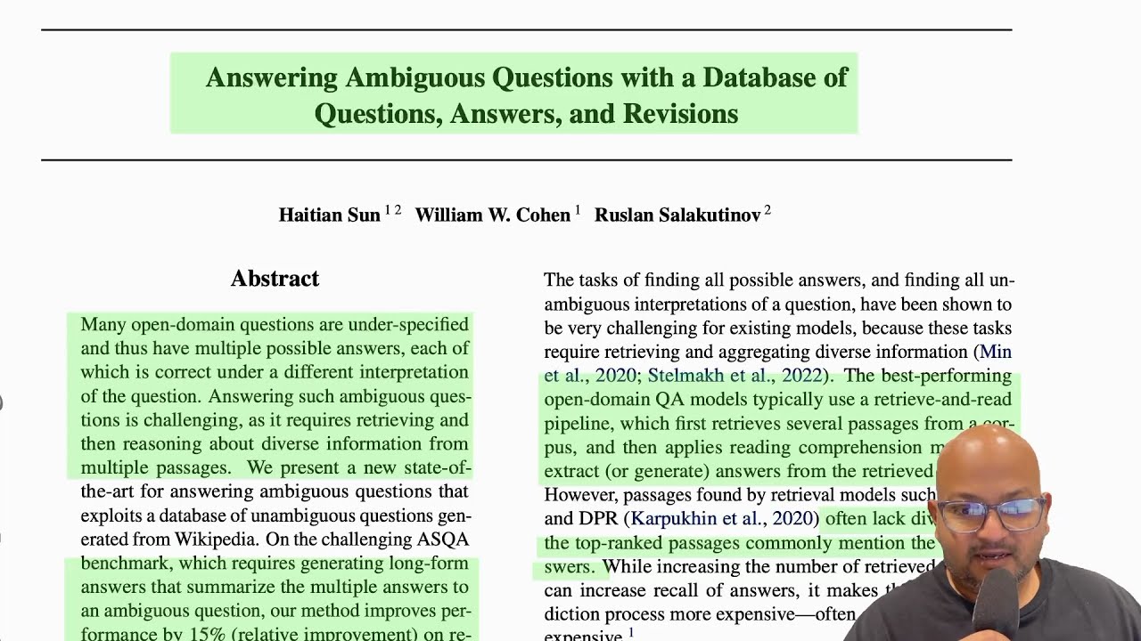 Can LLMs answer ambiguous questions? - YouTube