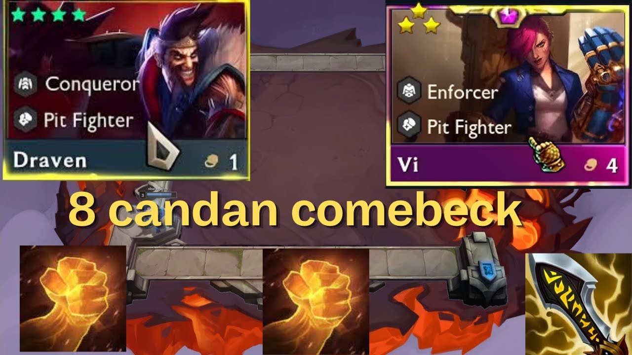 8 CANDAN Vİ 3 STAR TFT SET 13 - YouTube