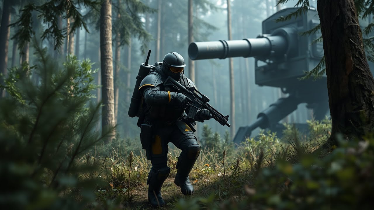 Taking Out Forest Canons - Helldivers 2 - No Commentary - YouTube