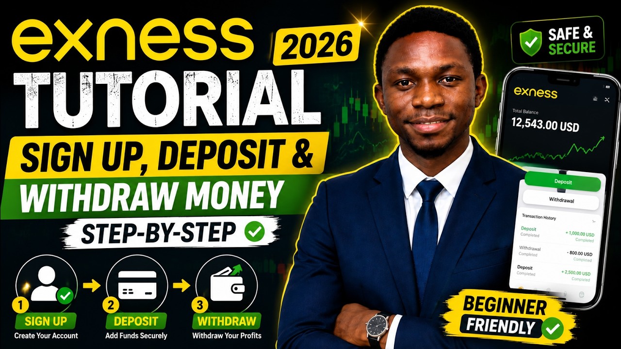 Exness: The Complete Guide to Sign Up, Deposit & Withdrawal! - YouTube