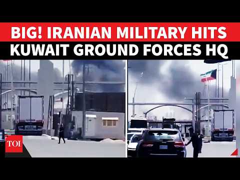 Iran Strikes Kuwaiti Military HQ 'Used by' American Troops After Deadly U.S Attacks On Iranian Sites