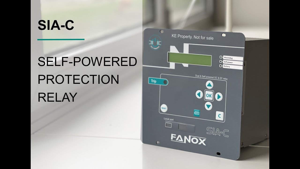 SIA-C SELF-POWERED PROTECTION RELAY MAIN CHARACTERISTICS - YouTube