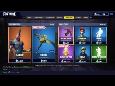 "NEW" FLYTRAP SKIN IN FORTNITE BATTLE ROYALE! - YouTube