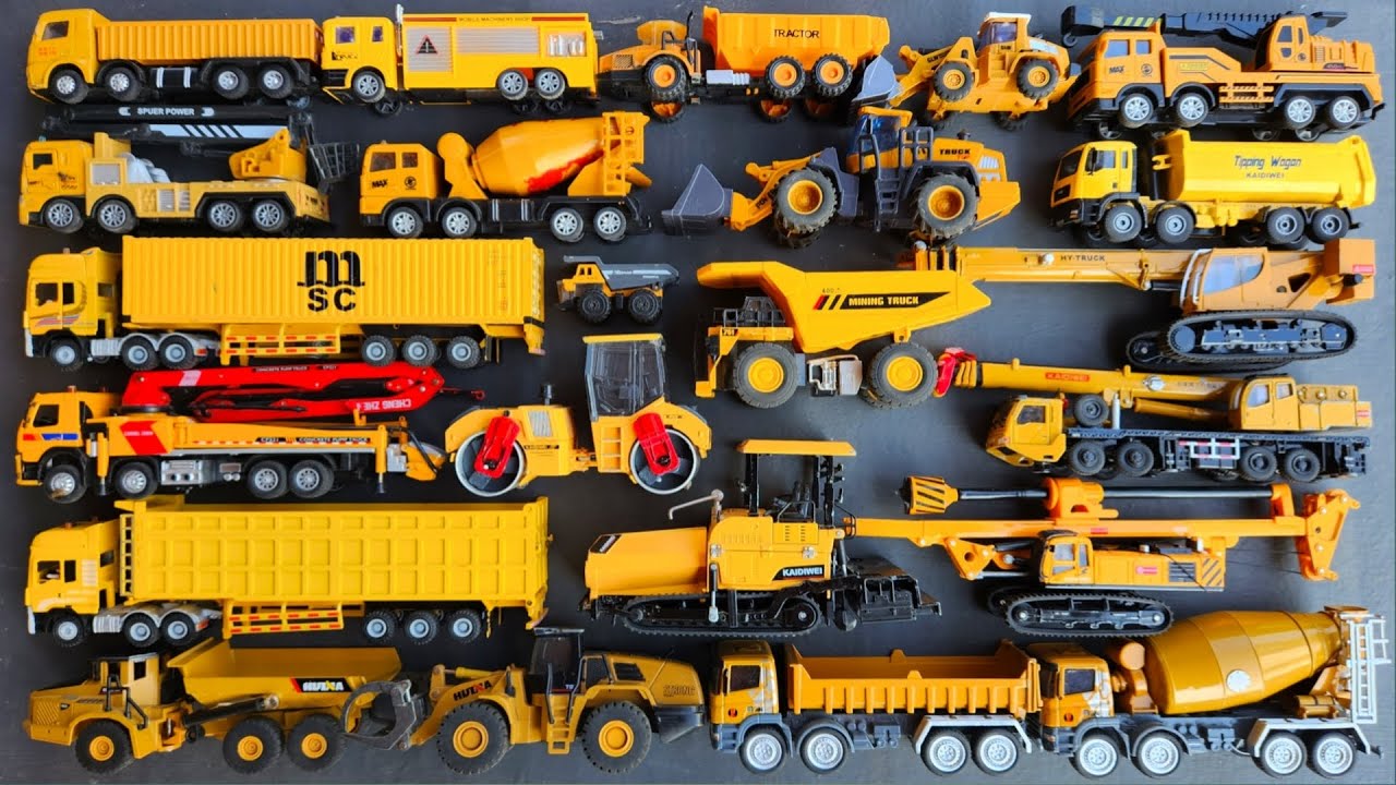 Dump Truck, Wheel Loader, Bore Pile, Trailer Truck, Road Roller, Mixer ...
