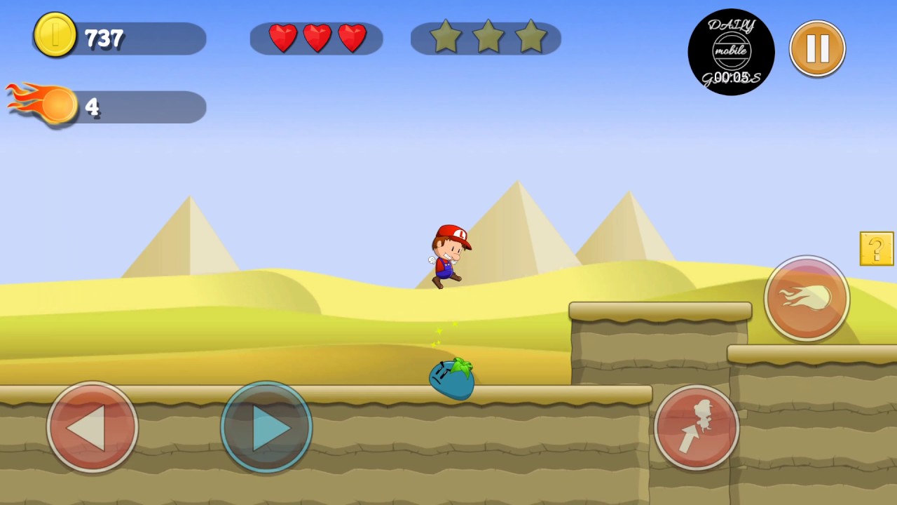 Super Louis | Desert World 4-7 | Super Mario Bros. like game - YouTube