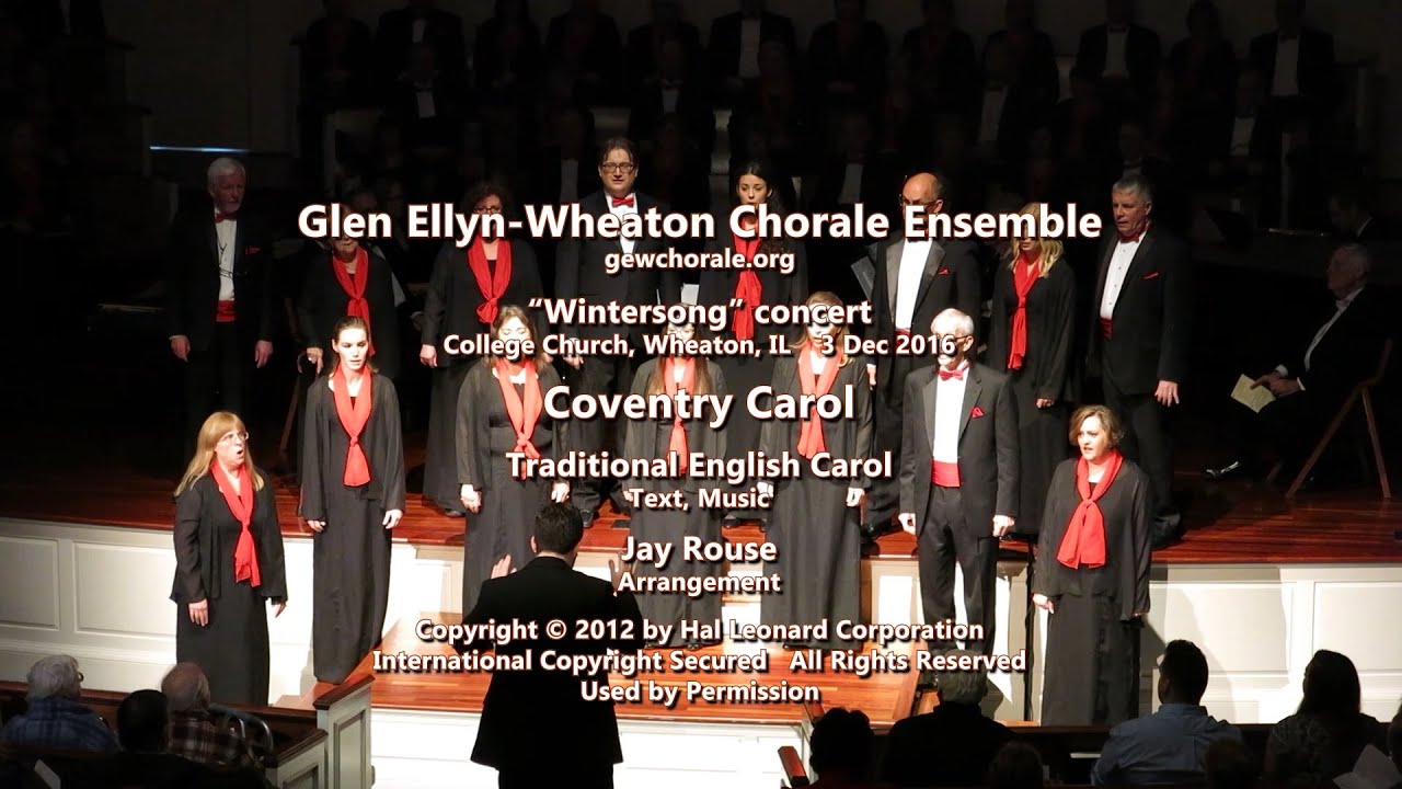 Coventry Carol (Rouse, GEWC 2016) - YouTube