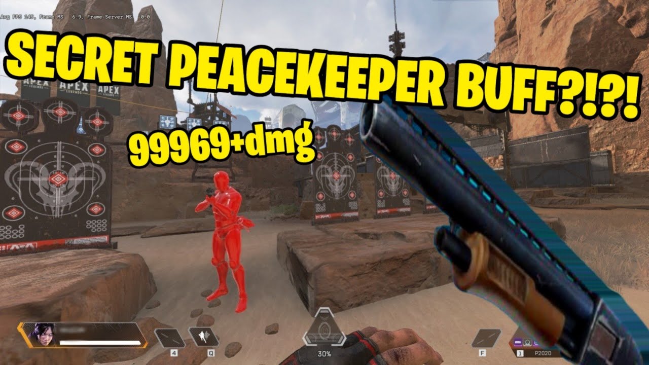 APEX LEGENDS SECRET PEACEKEEPER BUFF FORTNITE - YouTube
