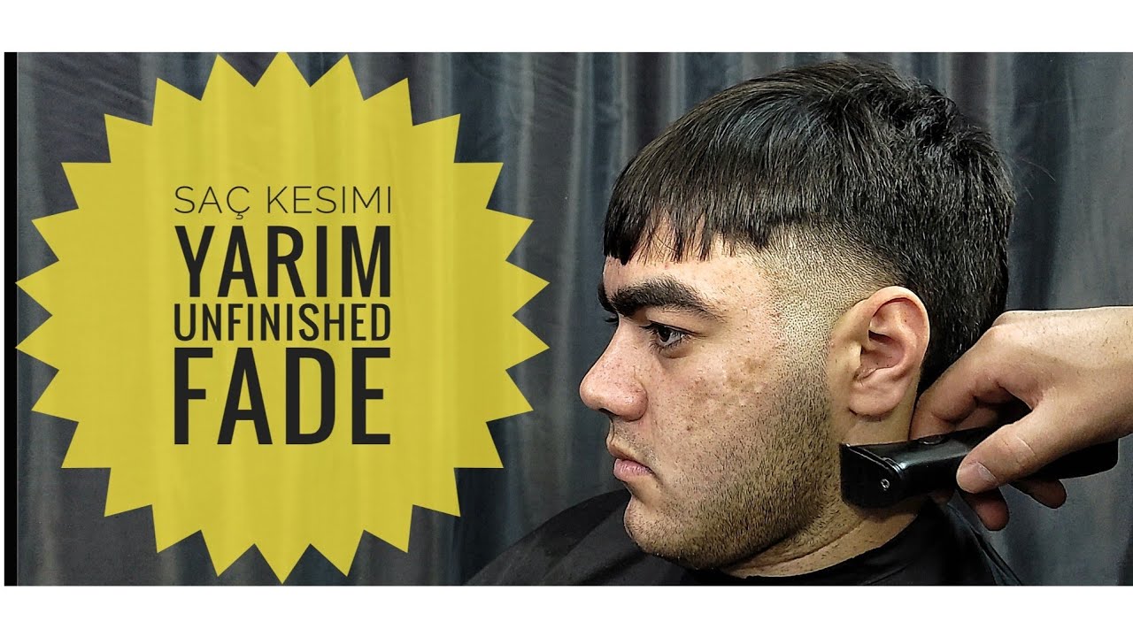 saç kesimi(yarımçıq) unfinished fade, стрижка незавершенная фейд - YouTube