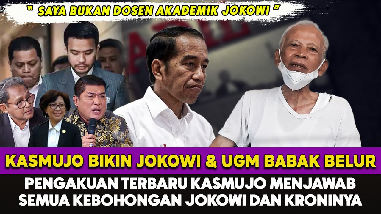 HEBOH🔥PENGAKUAN TERBARU KASMUJO BUAT JOKOWI KIAN TERPOJOK, RISMON ...