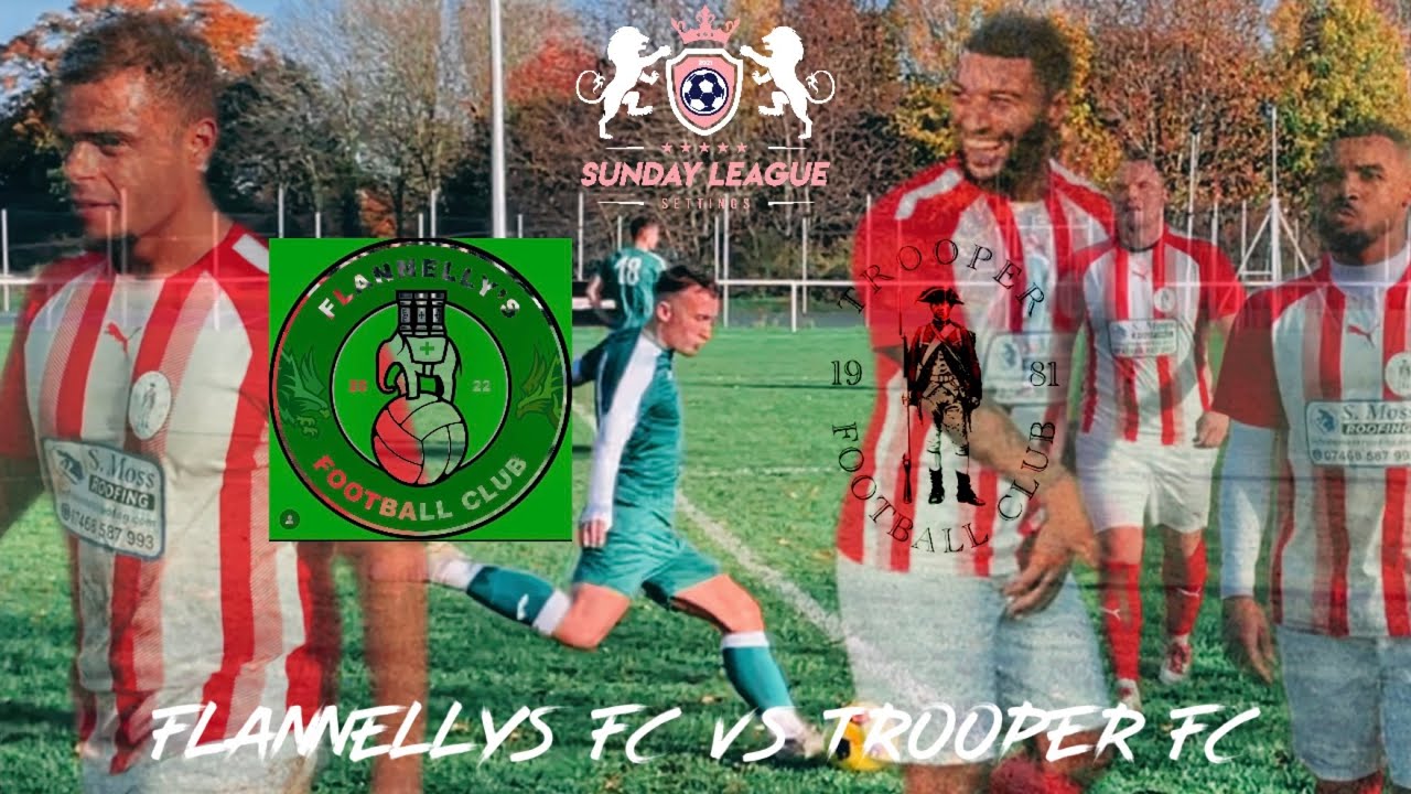 Sunday League Settings - Flannellys FC vs Trooper FC - Sunday Vase ...