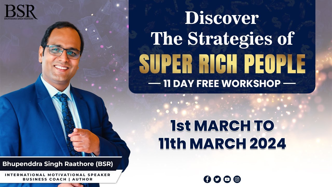 Discover The Strategies of Super Rich People | 11 Day FREE Workshop by ...