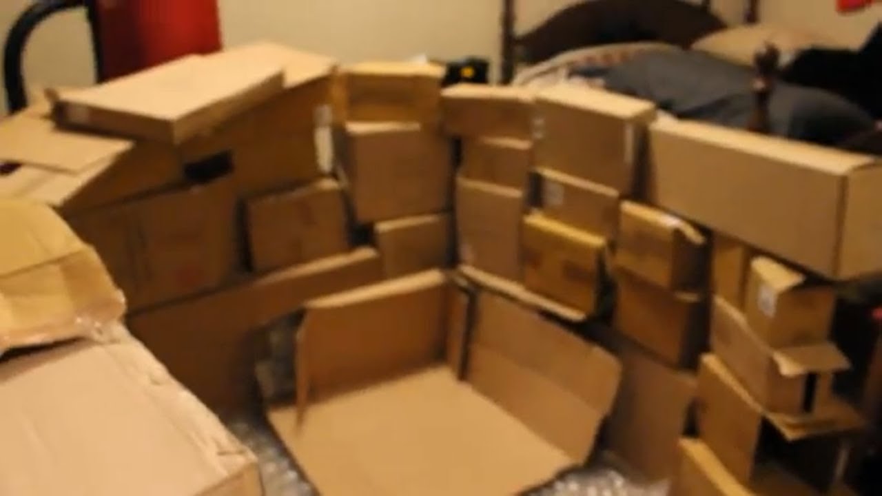 EPIC CARDBOARD FORT! - YouTube