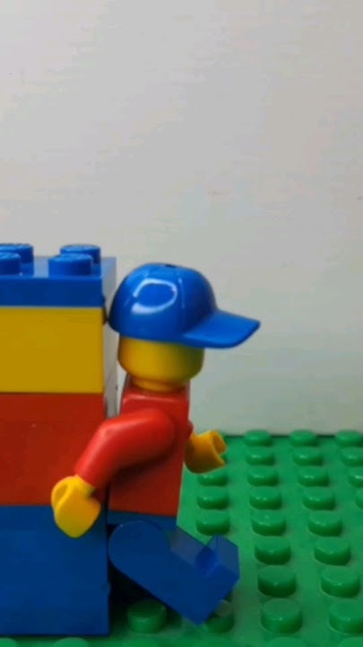 LEGO Man Runs Super Fast. Satisfying Stop Motion. #lego #stopmotion #stopmotion #shorts #legoart ...