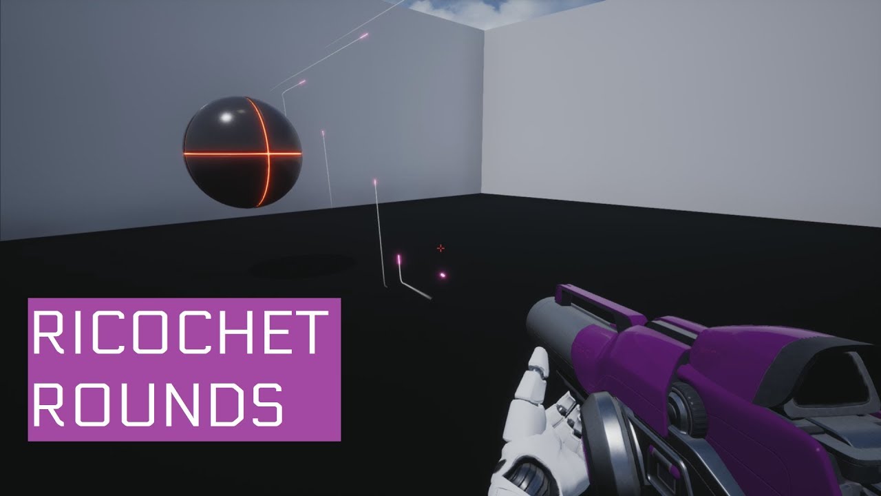 Unreal Engine | Ricochet Rounds using Ribbon Emitters - YouTube