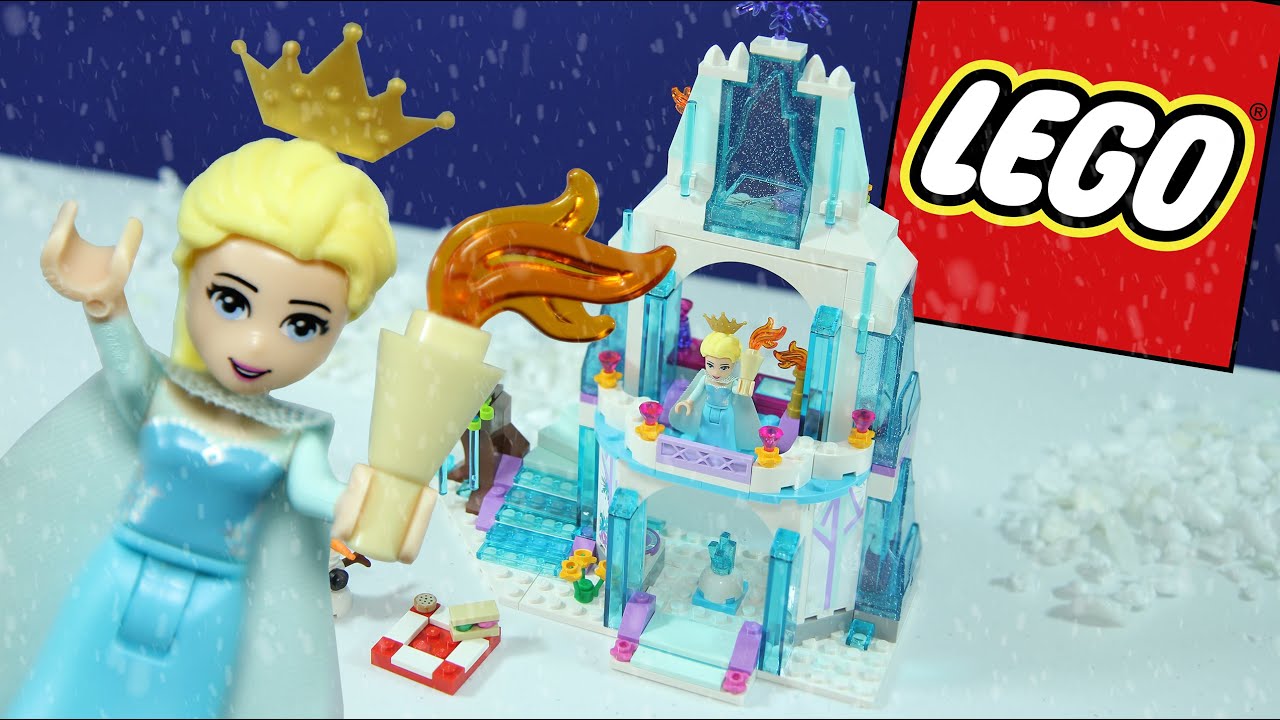 LEGO Disney Frozen Elsa's Sparkling Ice Castle 41062 Review // Fuzzy ...