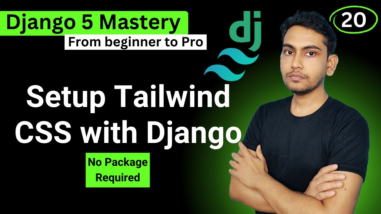 How To Add Tailwind Css 4 In Django 5 Using Tailwindcss Cli Youtube