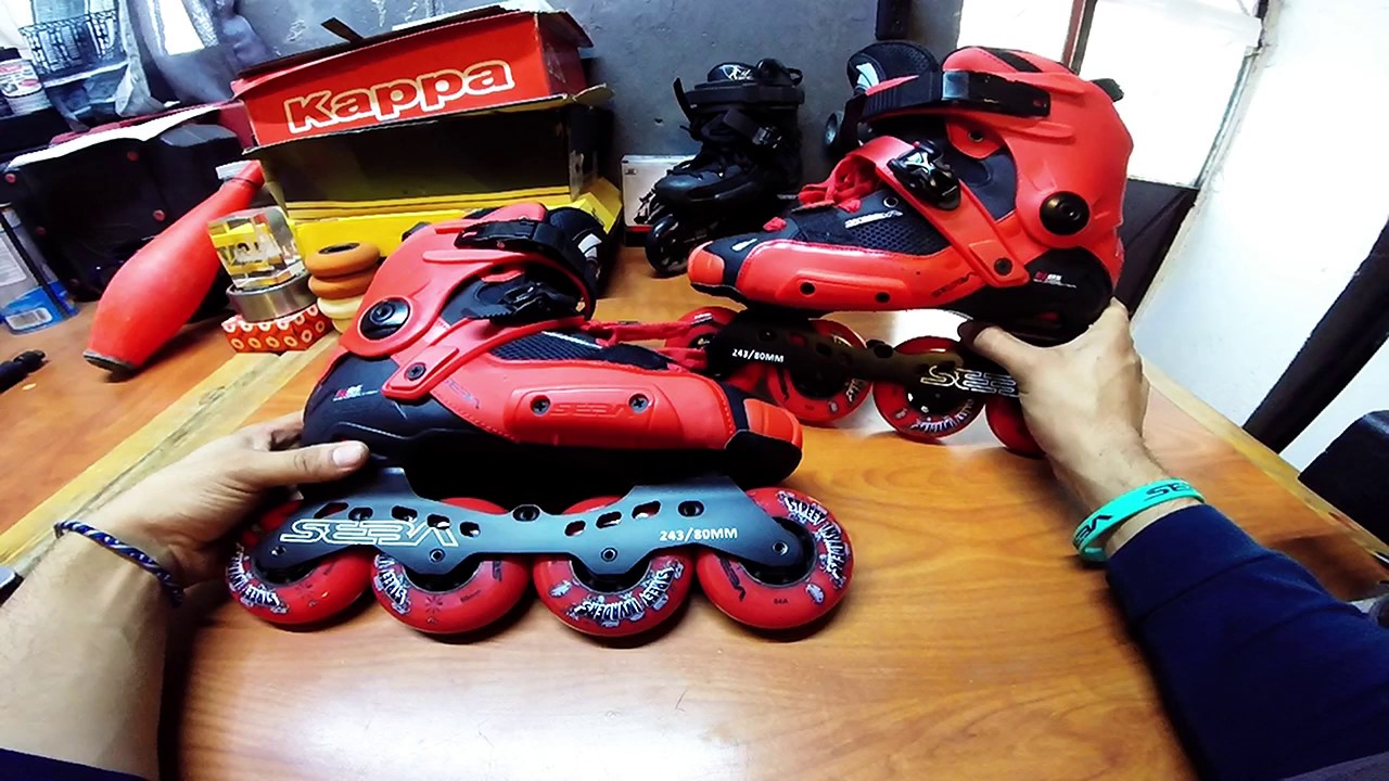 Patines high light red SEBA - YouTube
