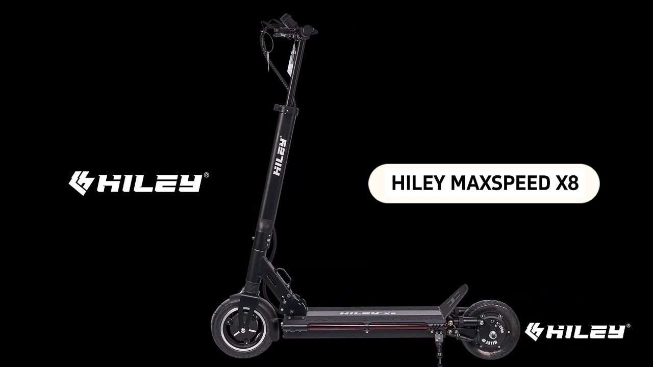 HILEY Maxspeed X8 I Electric Scooter - YouTube