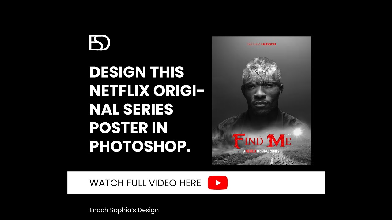 HOW TO DESIGN A NETFLIX ORIGINAL SERIES POSTER IN PHOTOSHOP - YouTube