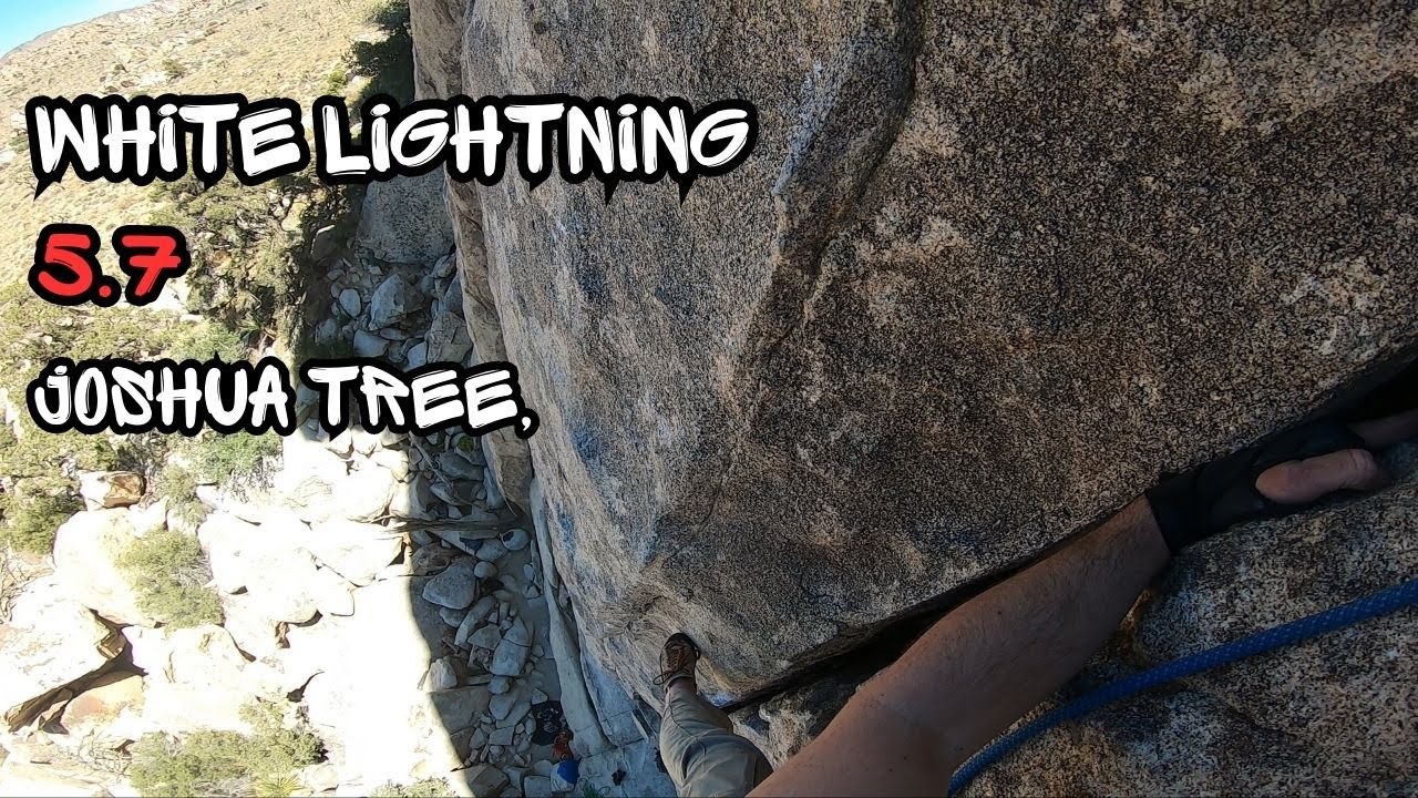 White Lightning Joshua Tree Rock Climb - YouTube