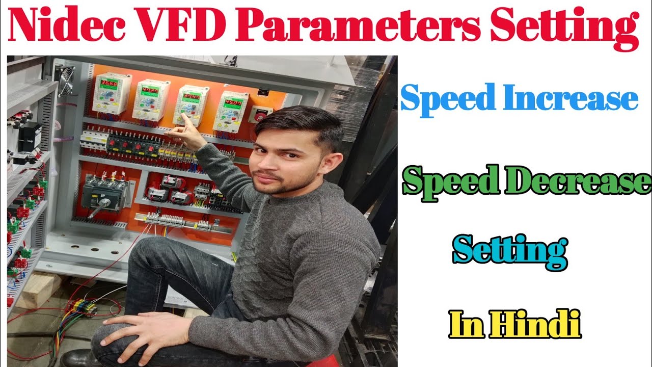 Nidec (Control Technique) VFD Speed Increase Decrease parameters ...