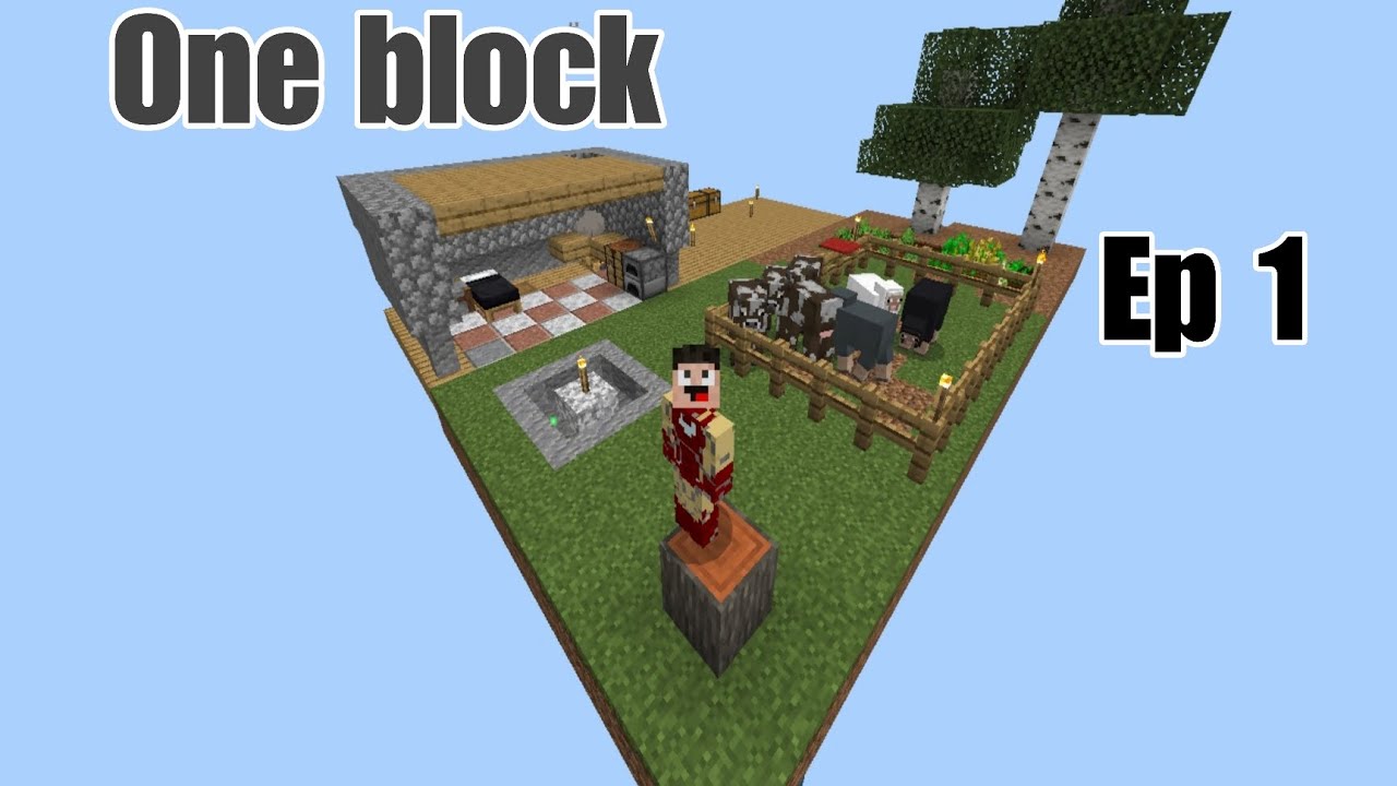 One block Map | Episode 1 One block ဆော့မယ် အပိုင်း ၁ #Oneblock#fyp# ...