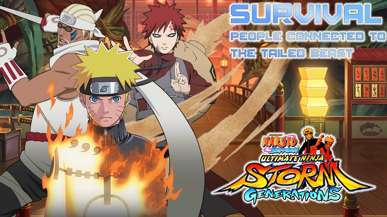 Naruto Storm G (RPCS3) people connected to the tailed beast - YouTube