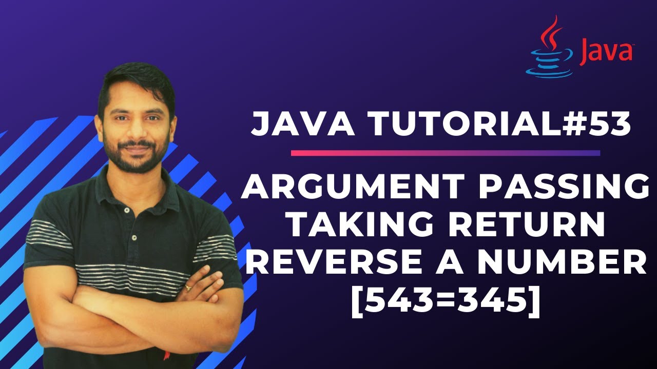 Class & Object | Argument Passing | Taking Return | Reverse of a Number Program | In Hindi - YouTube