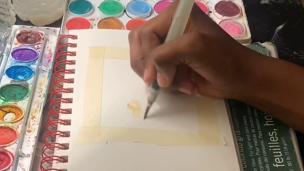 Water Coloring Tutorial - YouTube