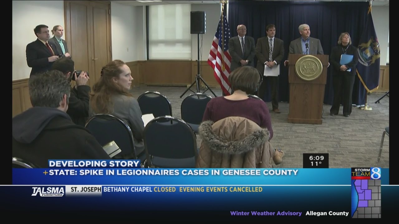 State: Spike in Legionnaires following Flint water switch - YouTube