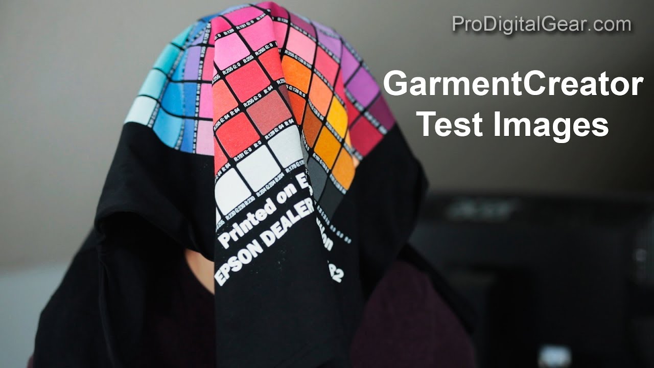 Epson F2000 GarmentCreator Test Images - YouTube