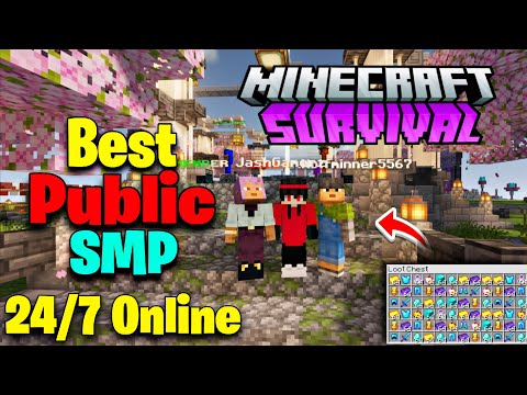 💫 New Best Public Survival Smp Server For Minecraft 💦 | Java/Pe/Poiav | 24/7 Online | Free To Join 🧨