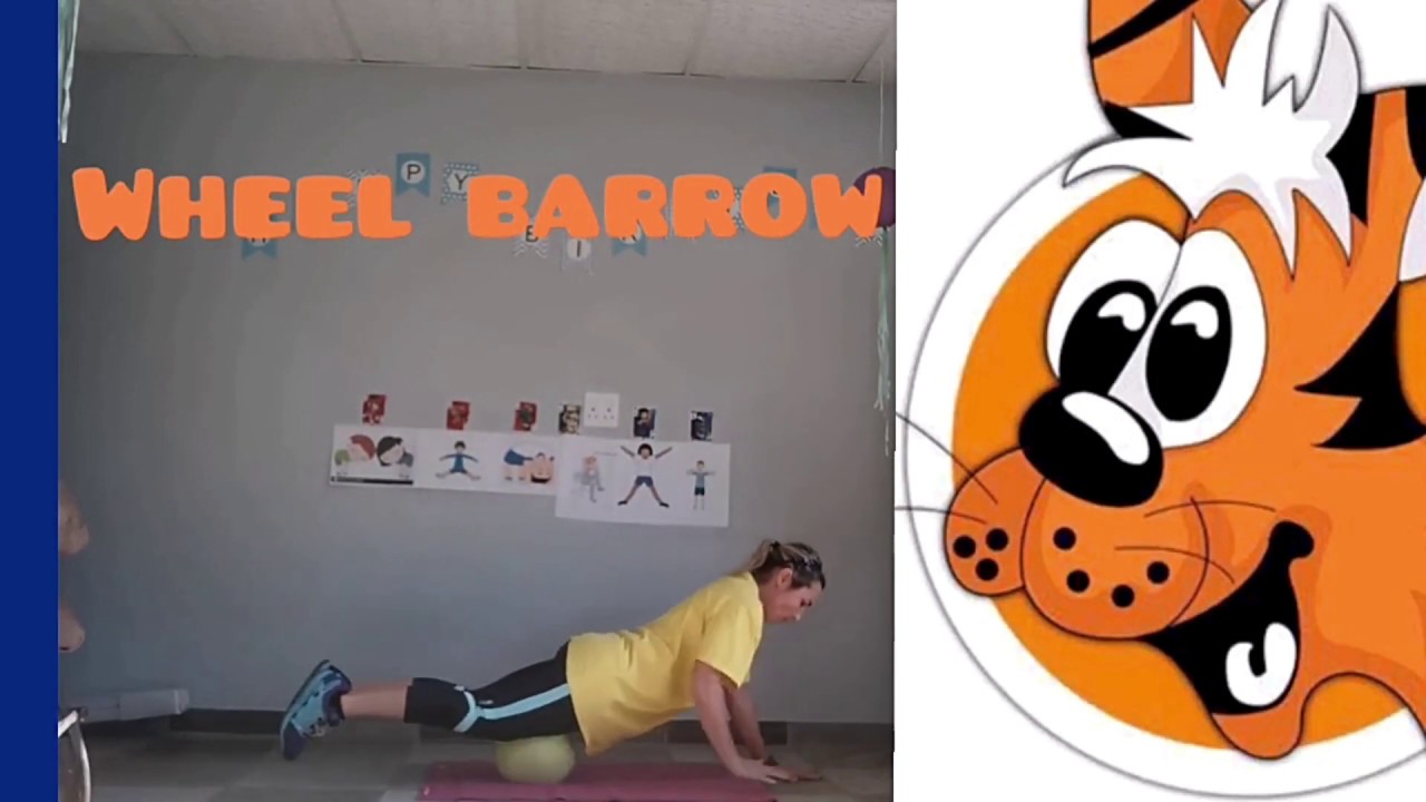 Catrobatkidz@Home with Diane demonstrating Gymnic Ball activities for ...