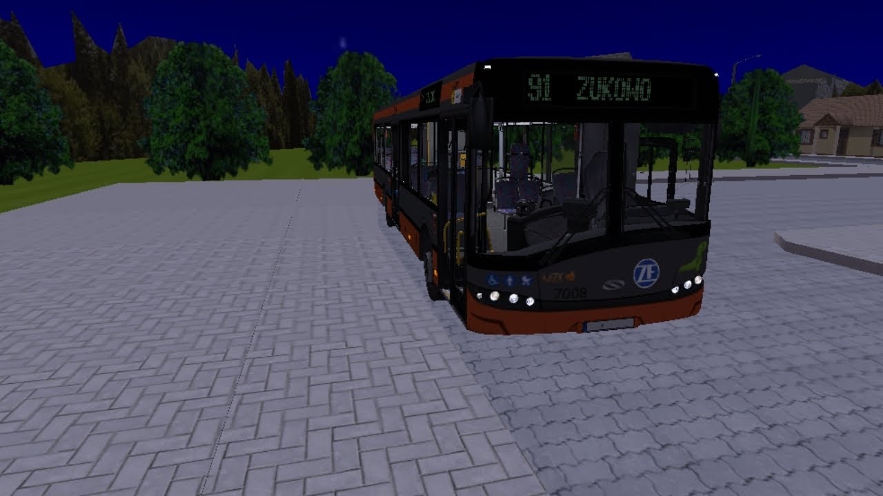 Proton Bus Simulator #134 Przejazd Solaris Urbino 12 III ZF Na Linii 91 ...