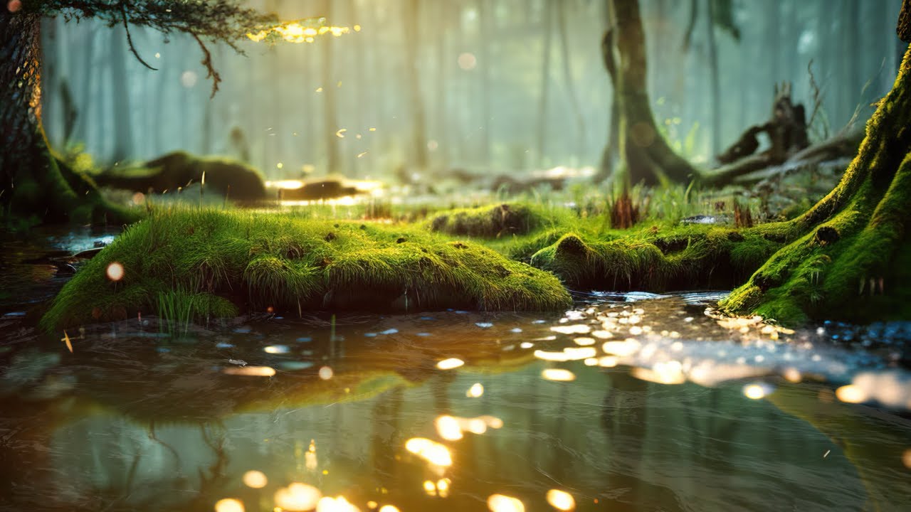 396 HZ Root Chakra Healing Meditation: Fantasy Forest with Dancing ...