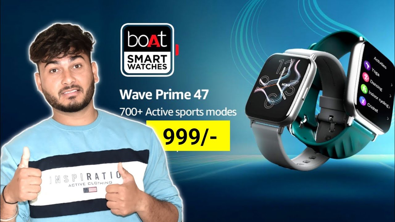 Boat Wave Prime 47 : Only Rs.999/- ⚡1.69" Display - 10 Days Backup 🔥 ...