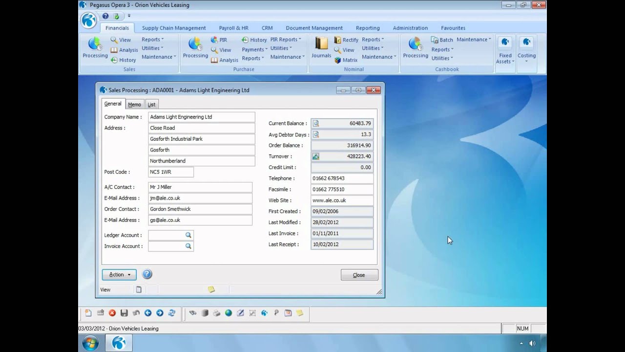 Pegasus Opera 3 (NEW): Rectify Allocations - Correct errors in your ...
