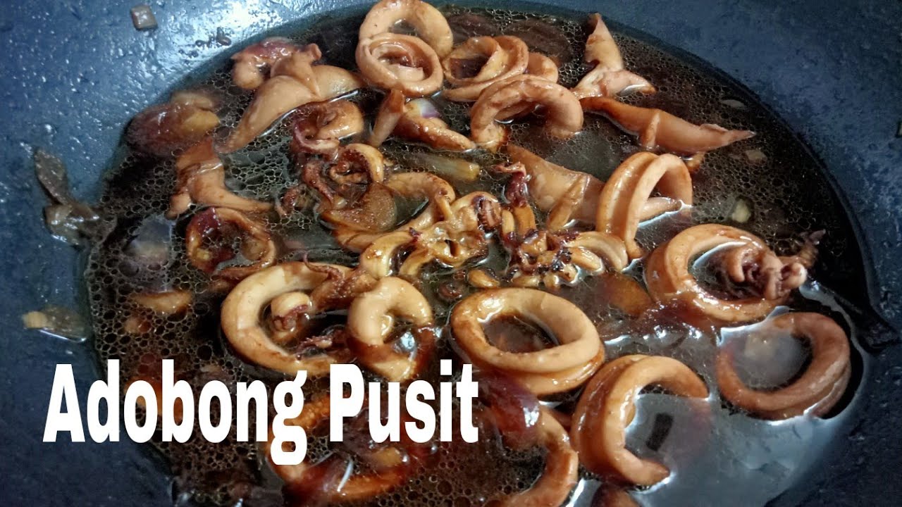 ADOBONG PUSIT RECIPE | EASY TO COOK - YouTube