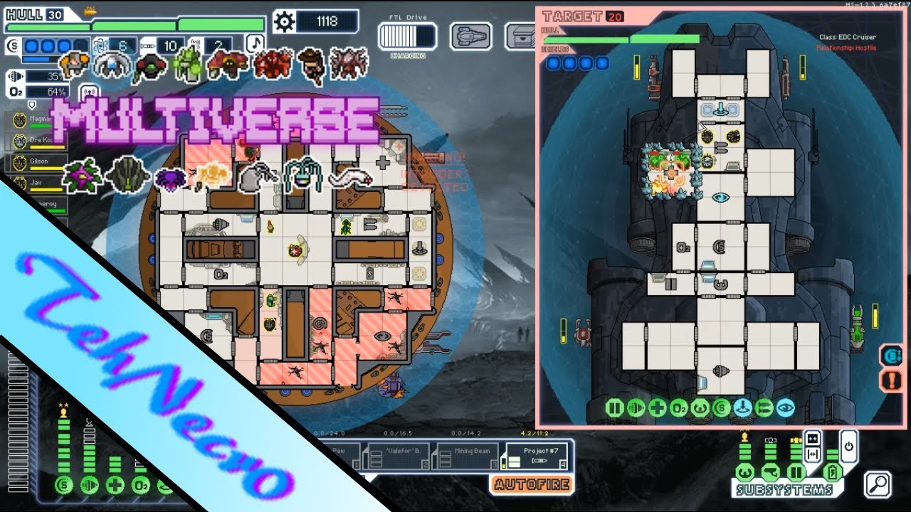 (FTL: Multiverse v5.3 + MV Addons) (10/24/22) Dalek Saucer (The Tardis ...