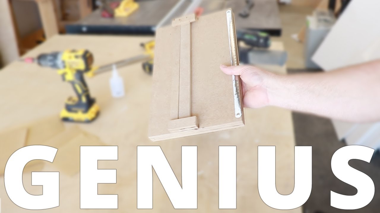 GENIUS Woodworking Idea - YouTube